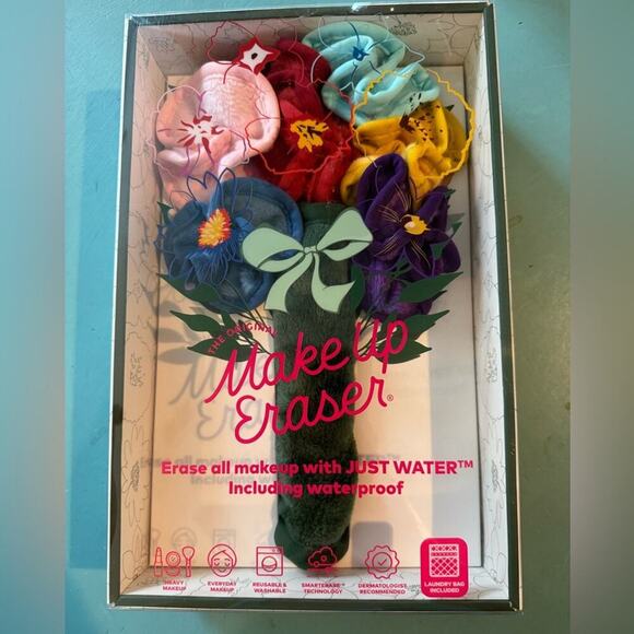 MakeUp Eraser | Makeup | New Make Up Erasers Bouquet Of Flowers 7 Pack ...